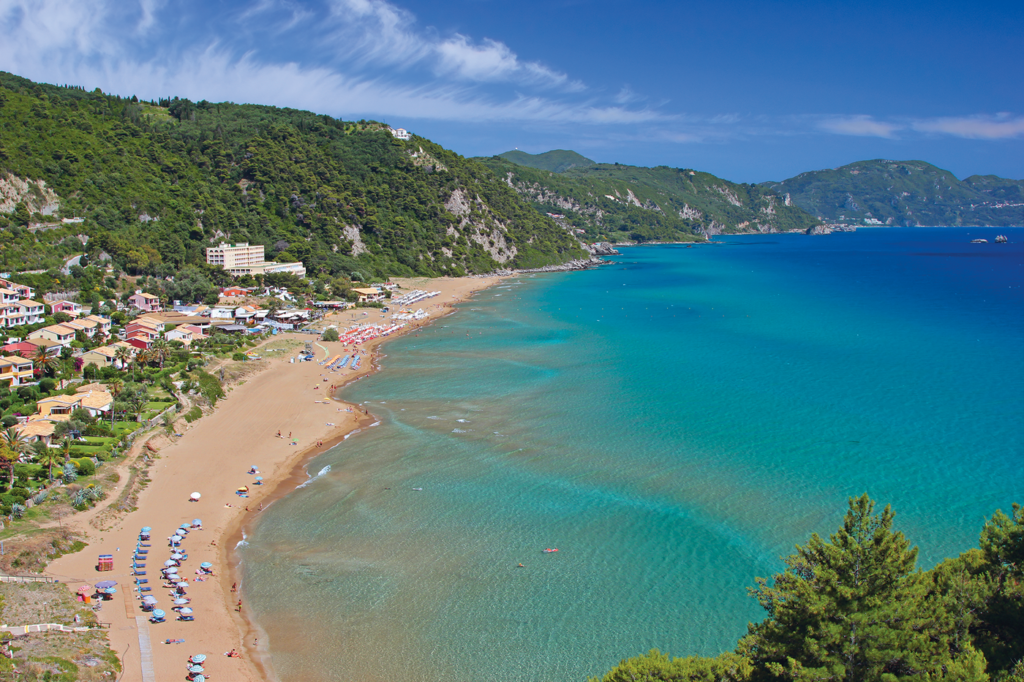 A day on the beach (Glyfada) - Corfu Adventour